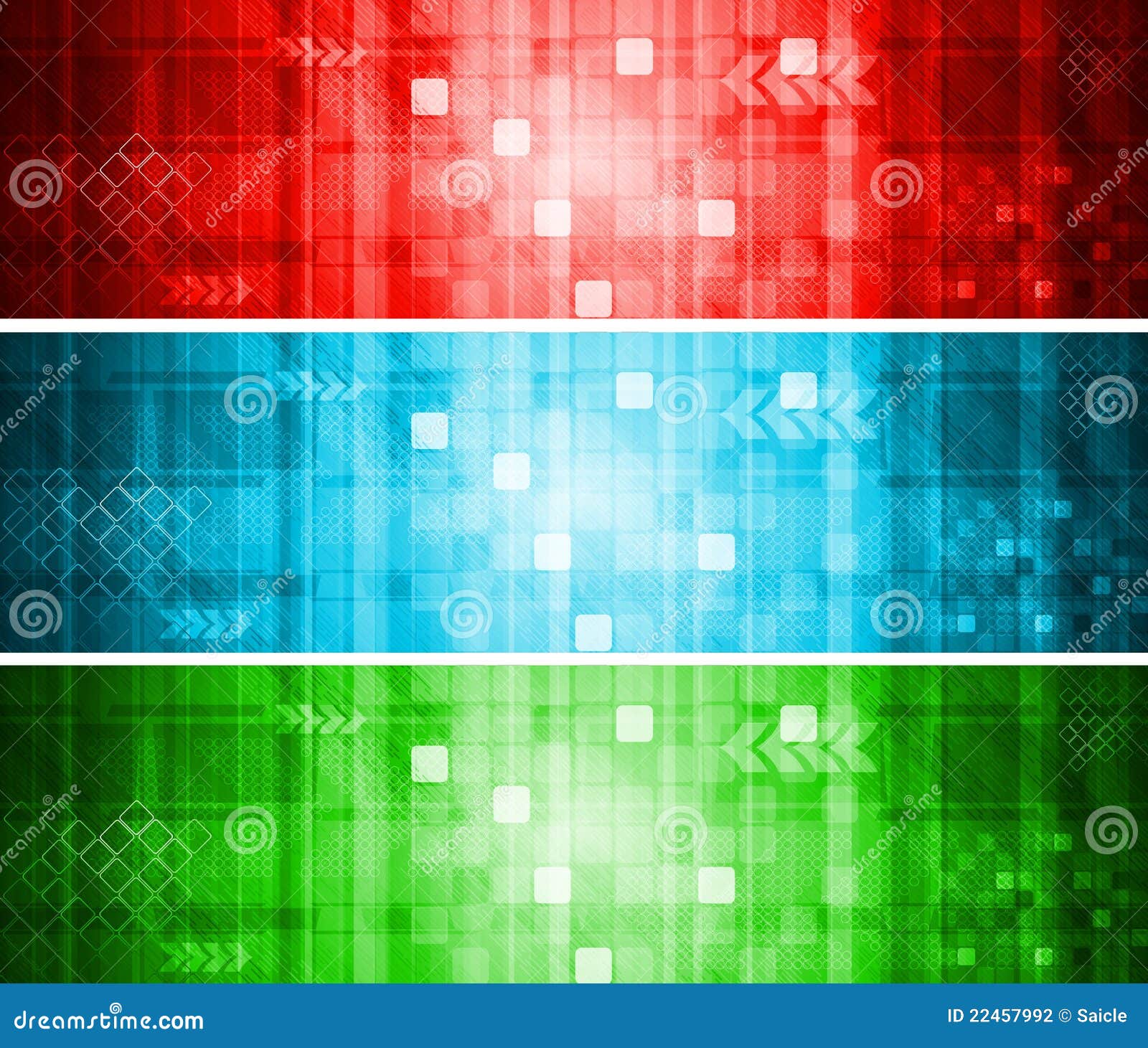 Technical Banners Collection Stock Vector - Illustration of arrow ...