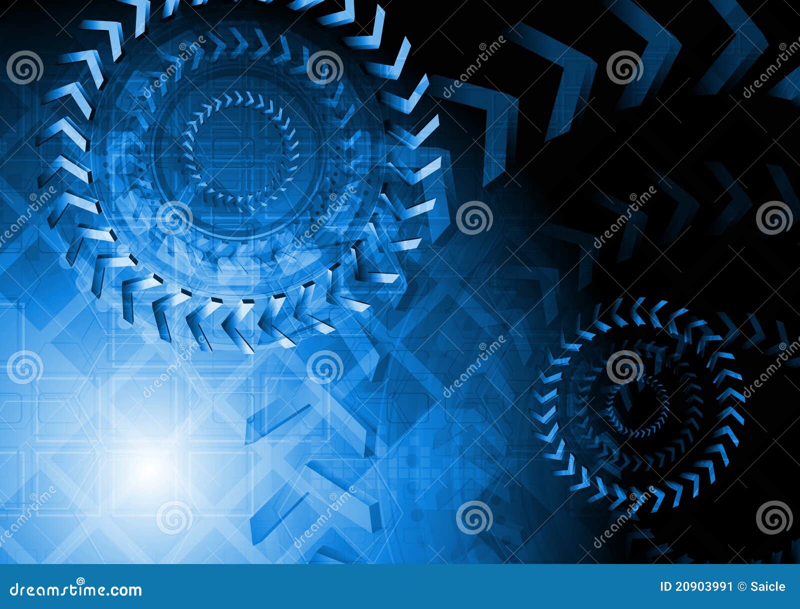 Technical blue design stock vector. Illustration of drawing - 20903991