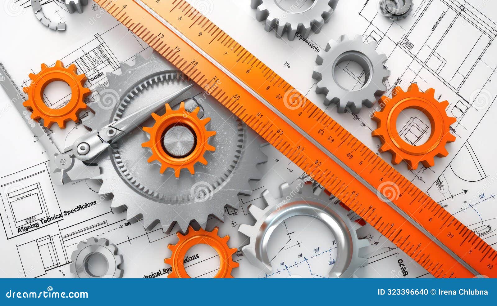 Mechanical Drafting Pen With Lead Showing For Technical Drawing Cartoon ...