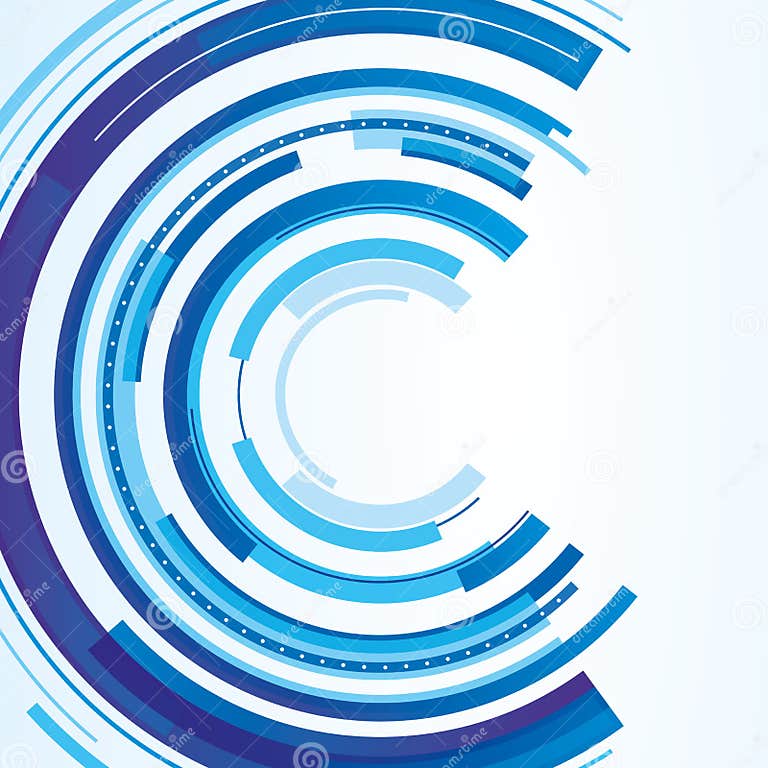 Technical Circular Design stock vector. Illustration of round - 50135726