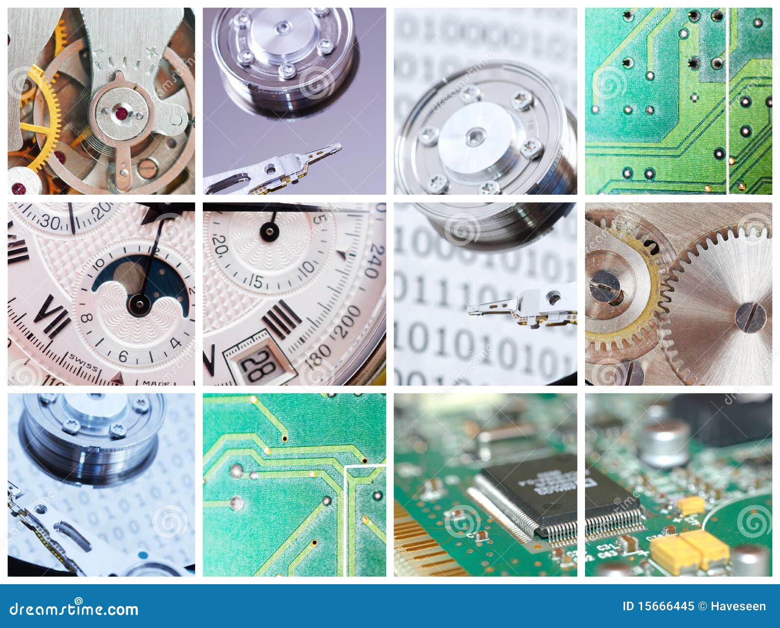 Technical collage stock image. Image of dial, accessory - 15666445
