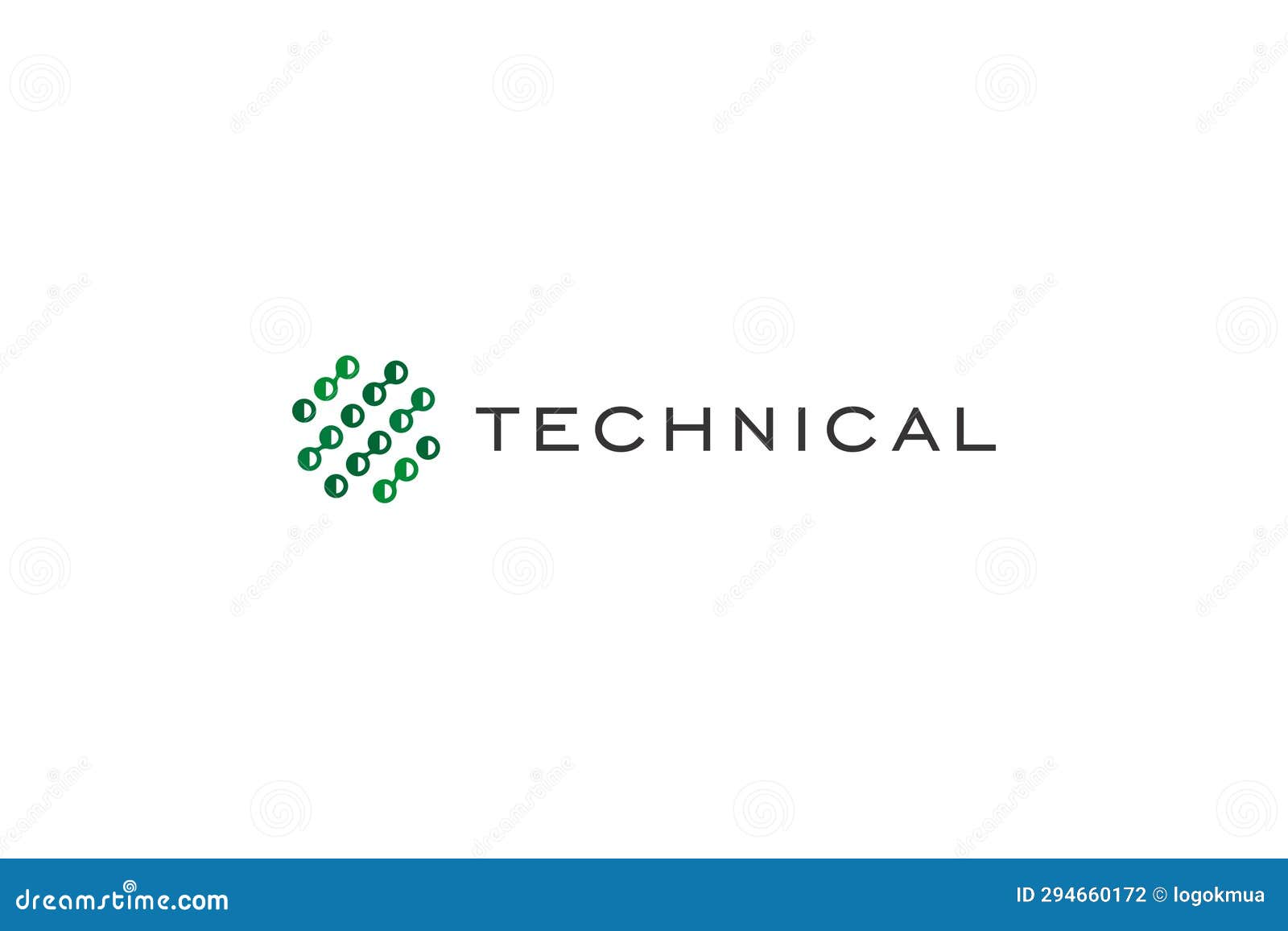 Technical Company or Brand Template Logo Design Solution Stock Vector ...