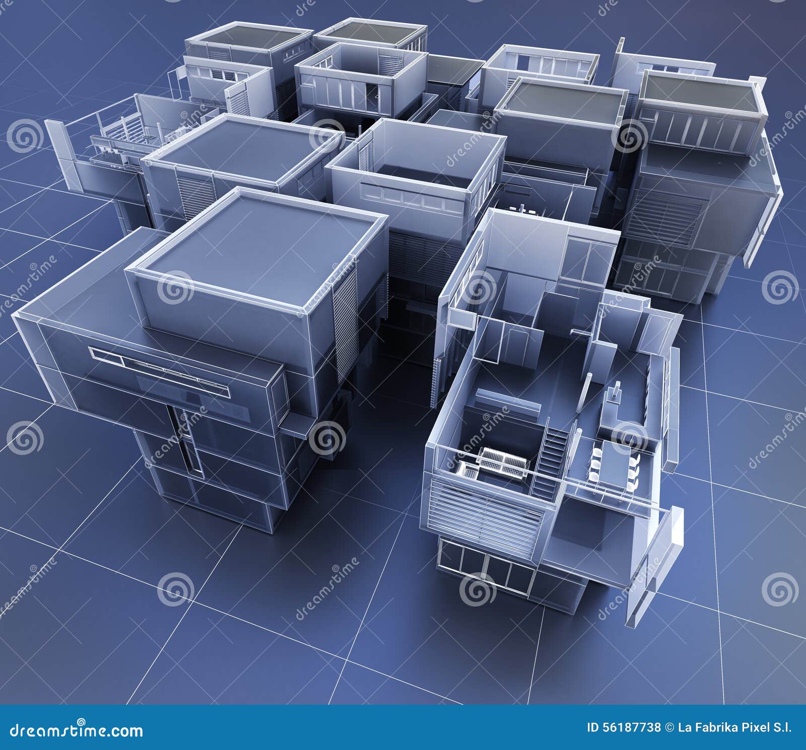 Technical construction stock illustration. Illustration of mock - 56187738