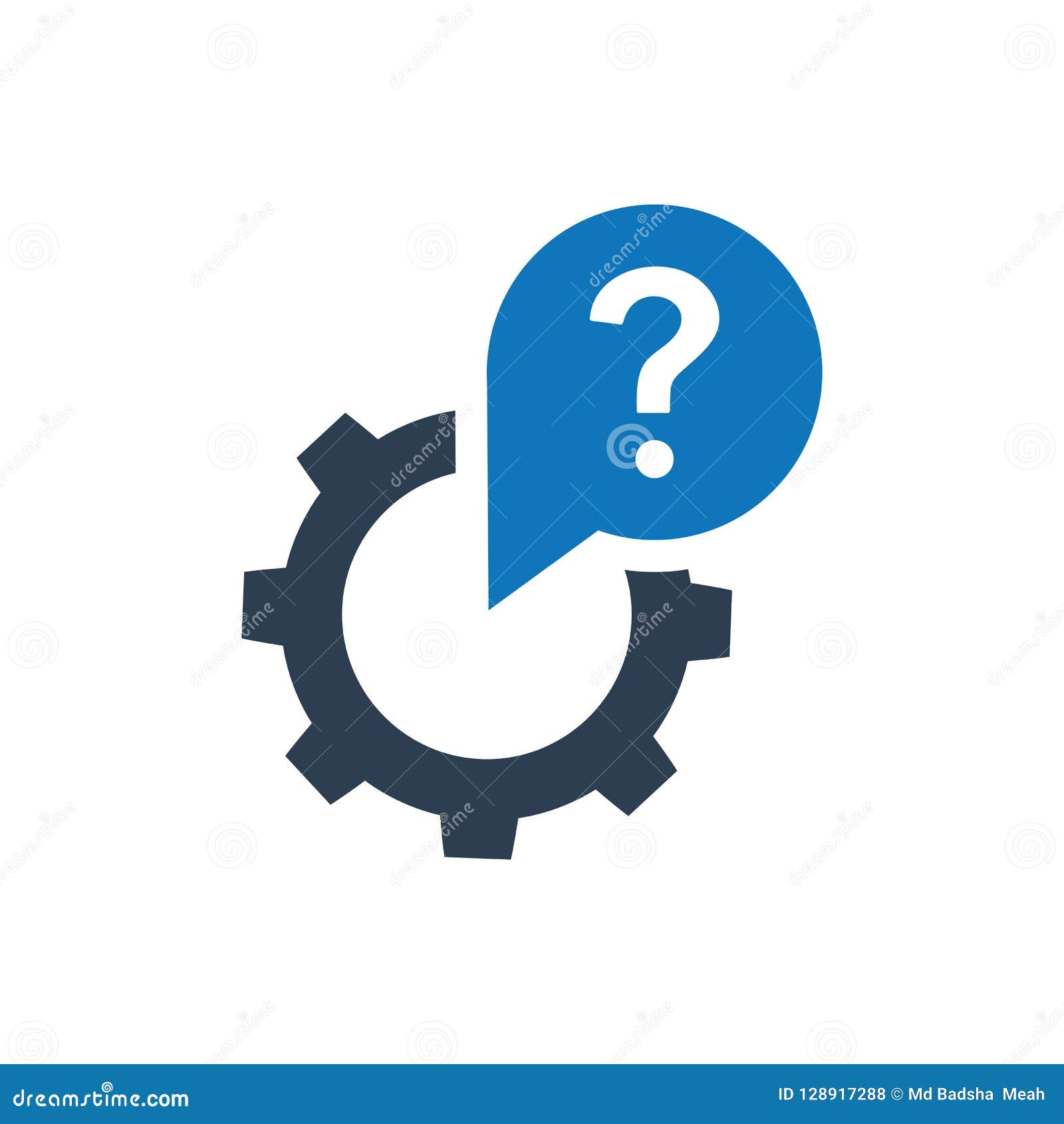 Technical Consultant Icon stock vector. Illustration of solution ...