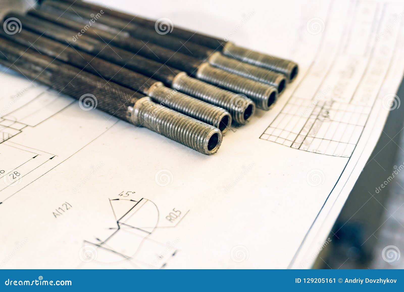 Technical Details with a Threaded Connection, after Turning are on the ...