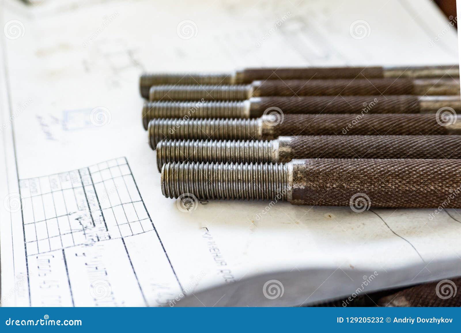 Technical Details with a Threaded Connection, after Turning are on the ...