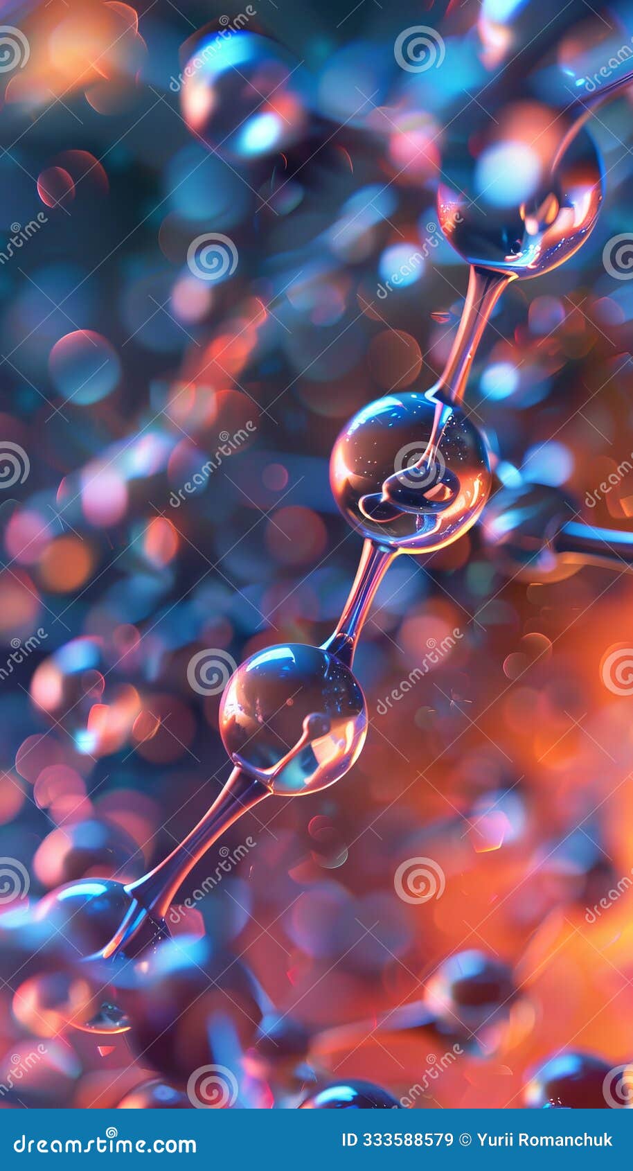 Technical Diagram of Superalloy Molecules Under Microscope Highlighting ...