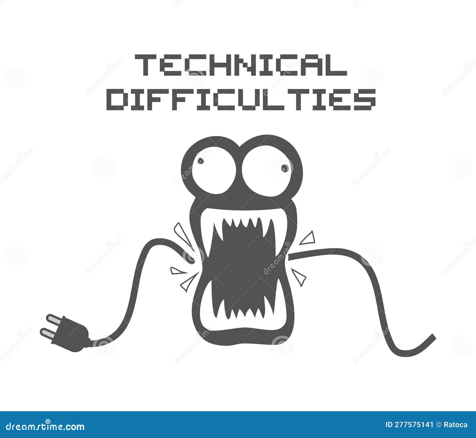 Technical Difficulties Clean Stock Image | CartoonDealer.com #185413621