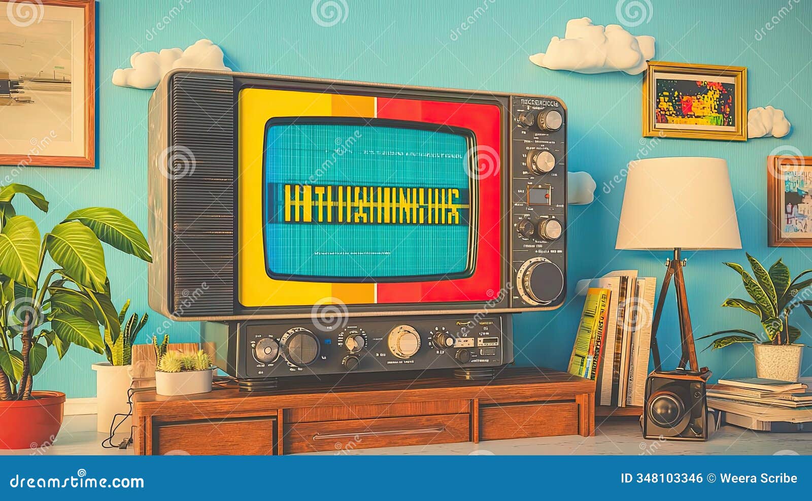 A Technical Difficulties Screen Inspired by Classic Analog TV Color ...