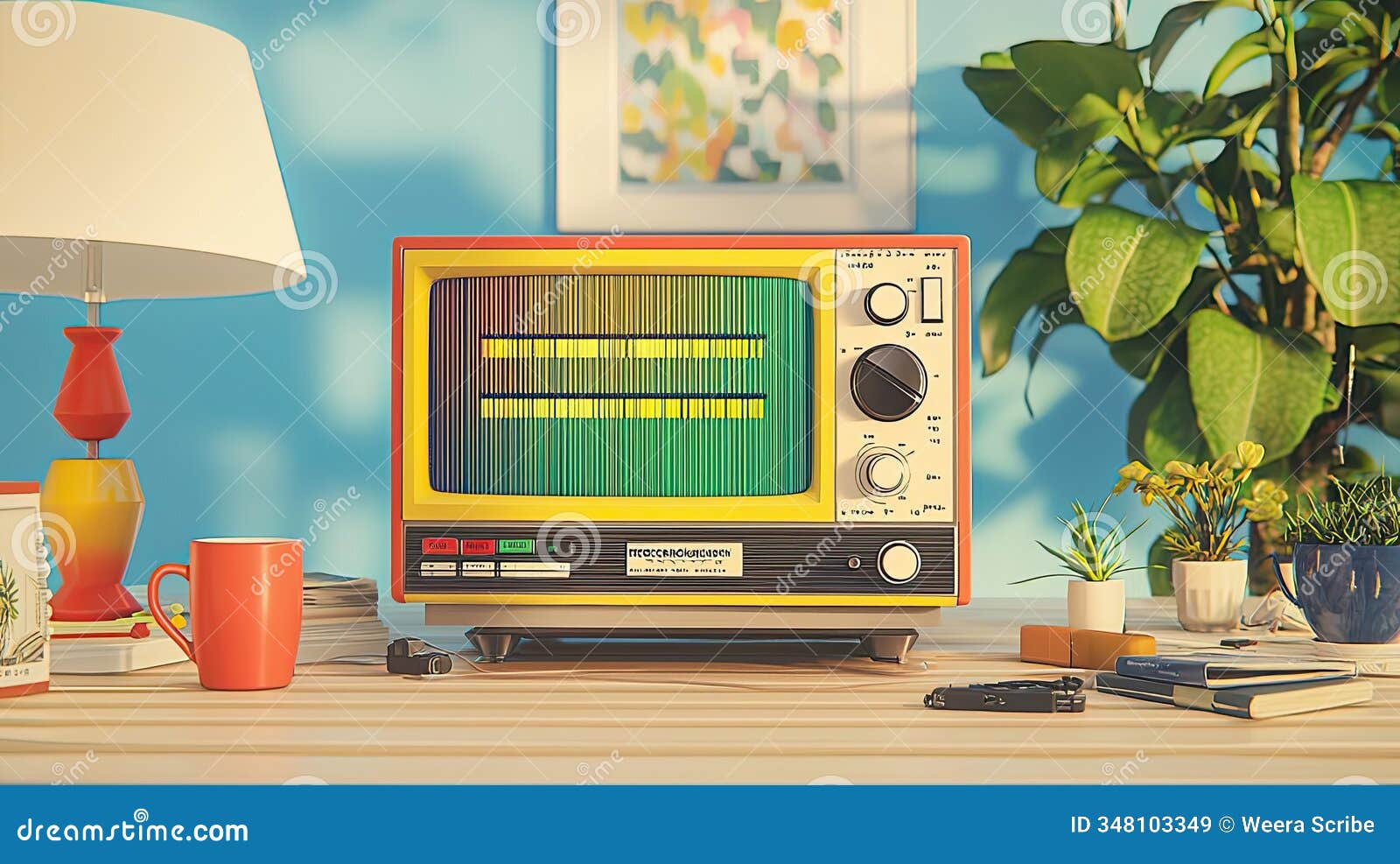 A Technical Difficulties Screen Inspired by Classic Analog TV Color ...