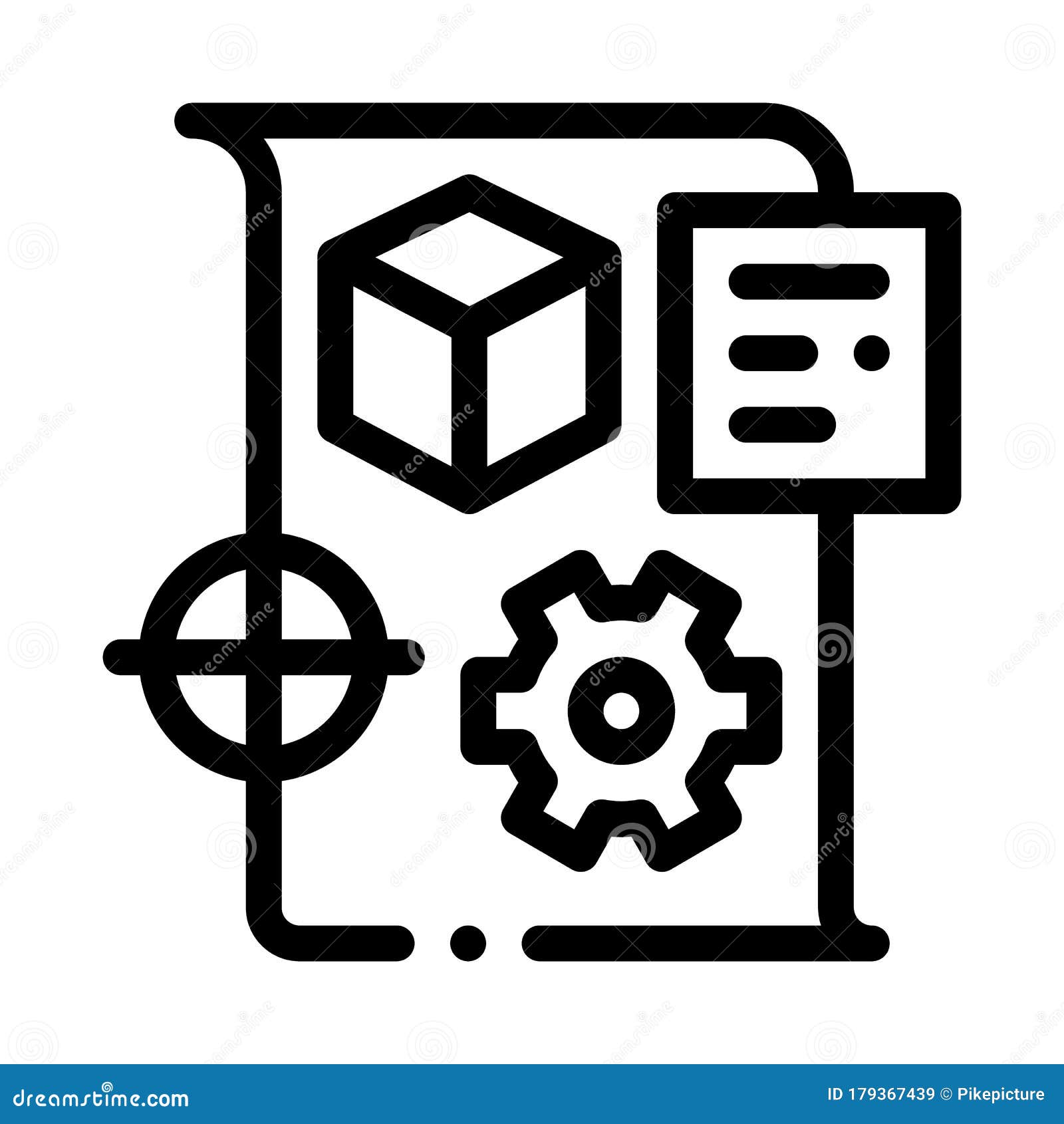 Technical Dispatch Doodle Icon Hand Drawn Illustration | CartoonDealer ...