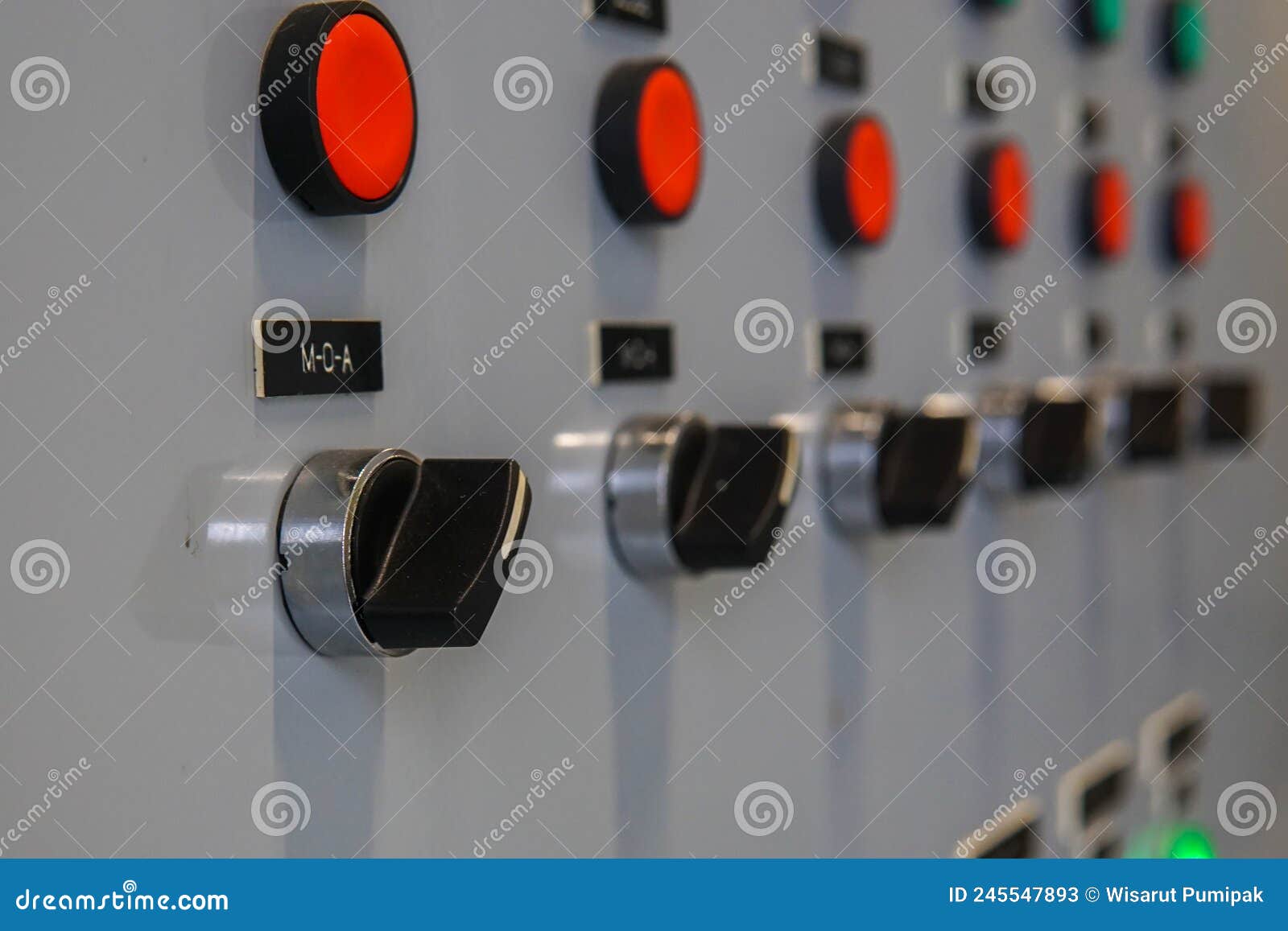 Control Panel with Electric Stock Image - Image of brand, circle: 245547893