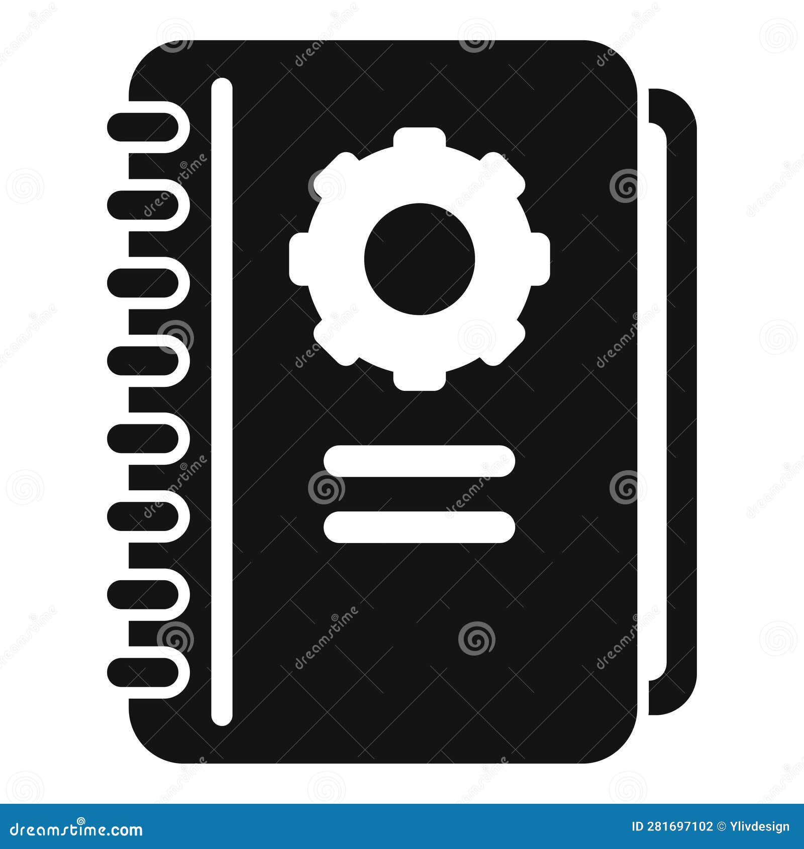 Technical Document Icon Simple Vector. Manual Paper Stock Illustration ...