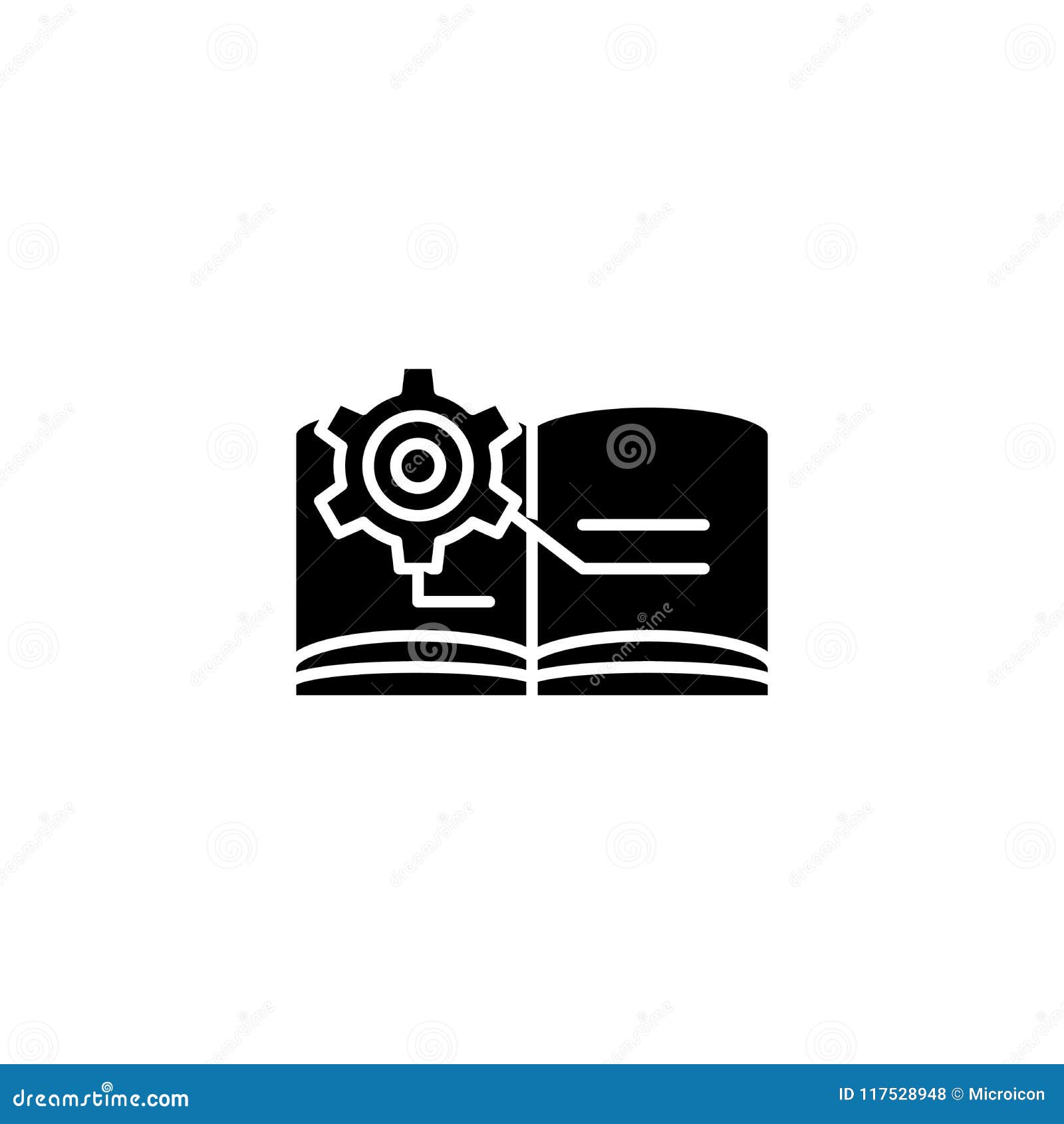 Technical Documentation Black Icon Concept. Technical Documentation ...