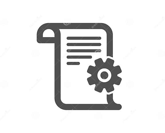 Technical Documentation Icon. Instruction Sign. Vector Stock Vector ...