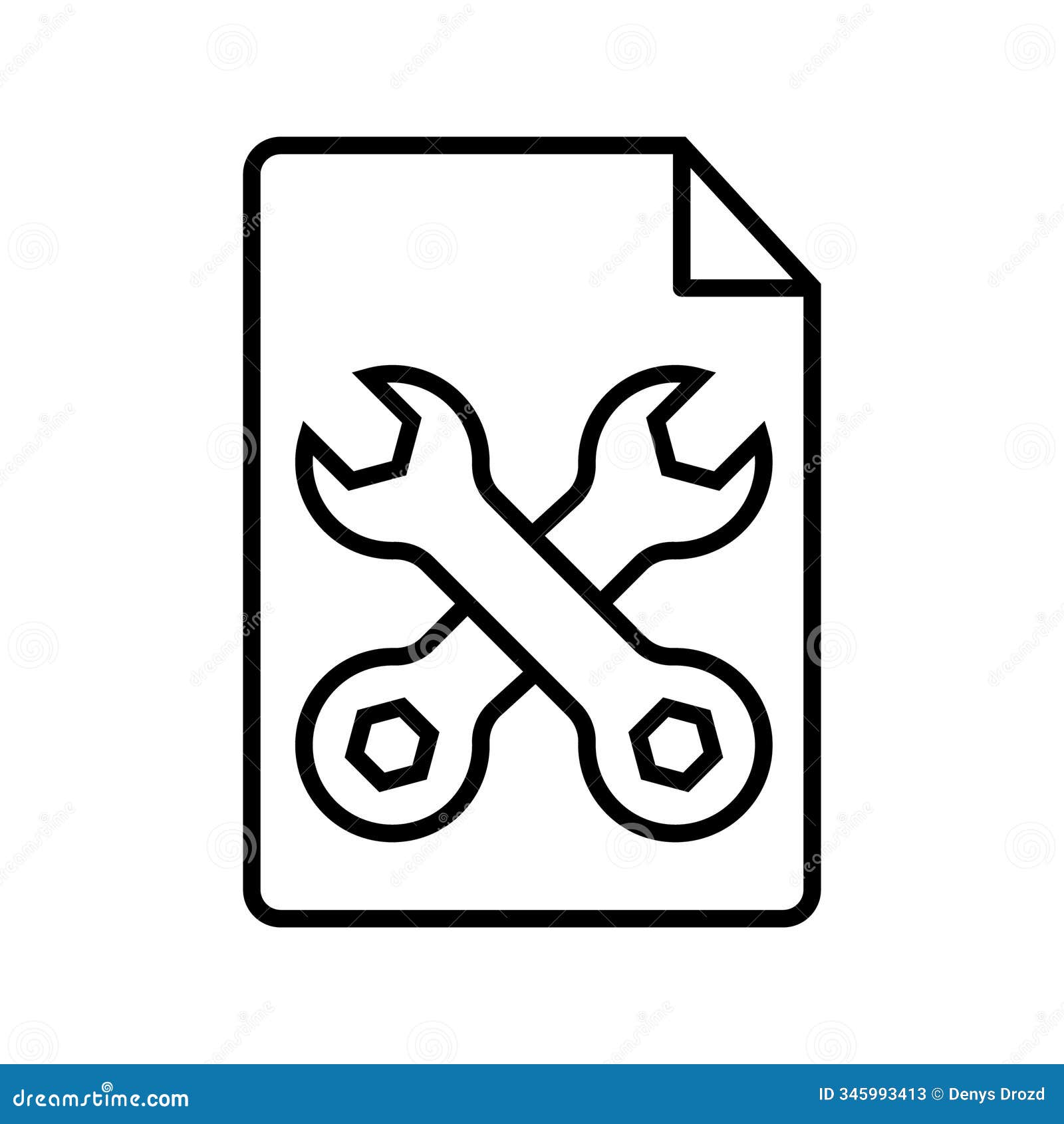 Technical Documentation Icon Vector. Manual Illustration Sign ...