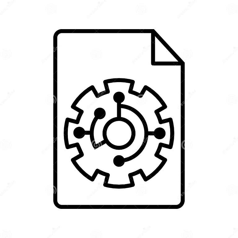 Technical Documentation Icon Vector. Manual Illustration Sign ...