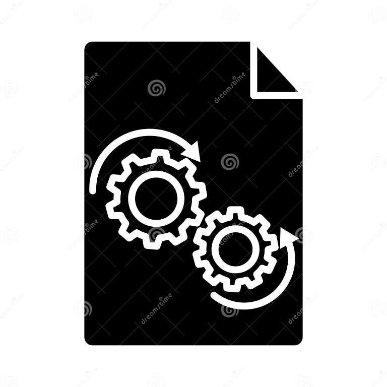Technical Documentation Icon Vector. Manual Illustration Sign ...