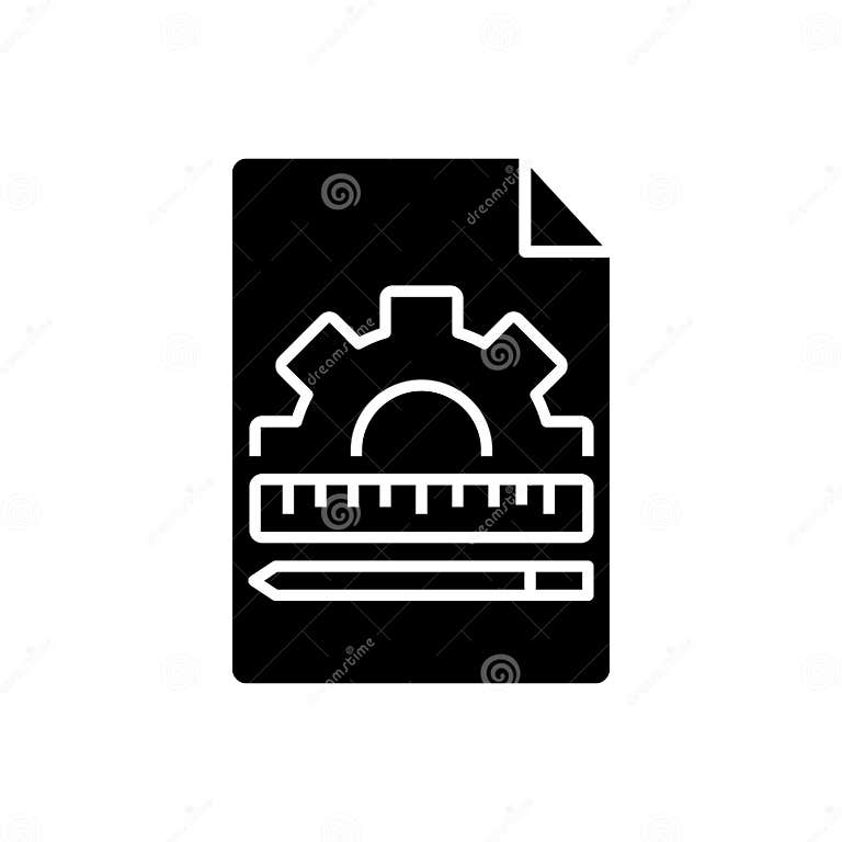 Technical Documentation Icon Vector. Manual Illustration Sign ...