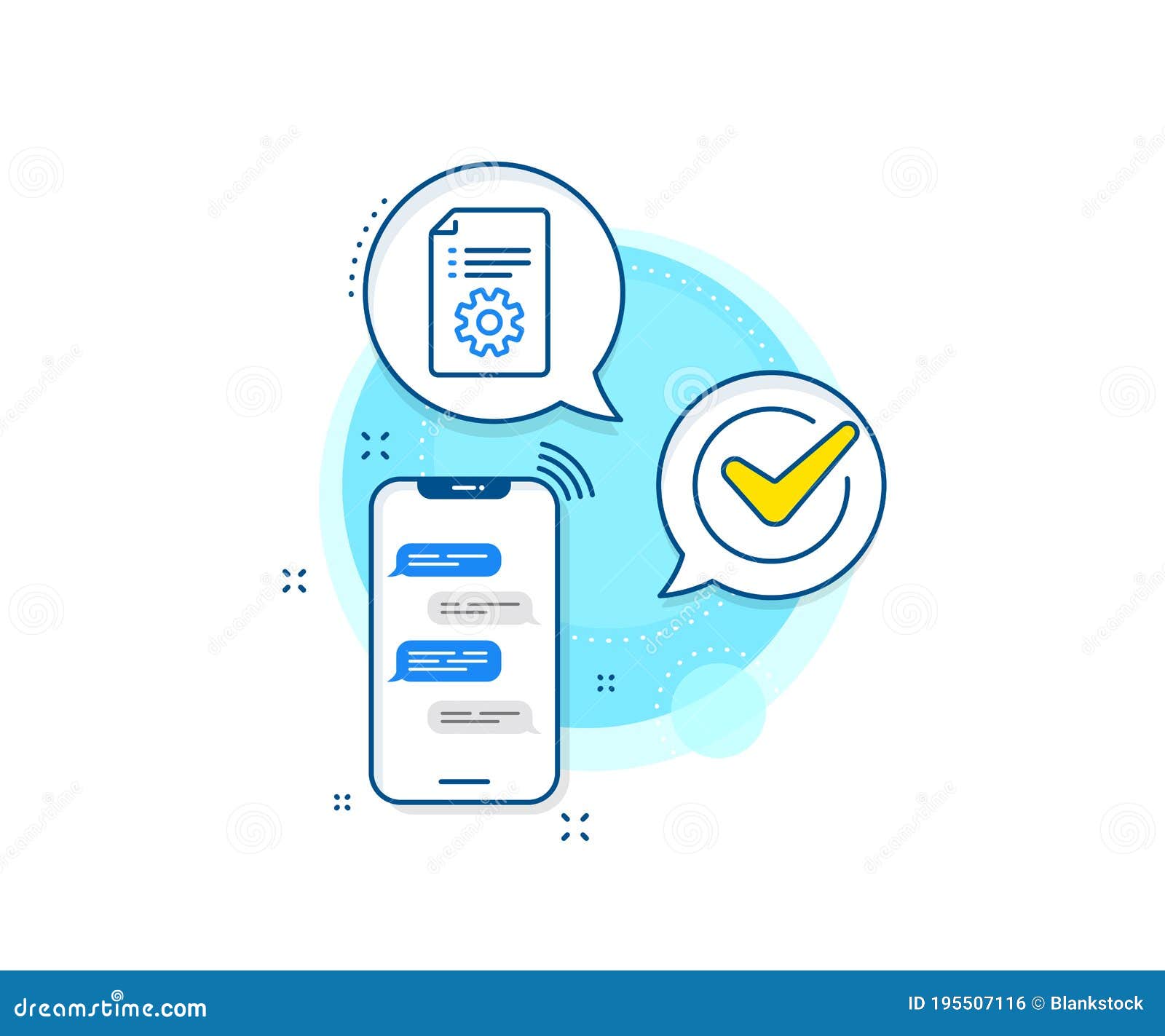 Technical Documentation Line Icon. Instruction Sign. Vector Stock ...