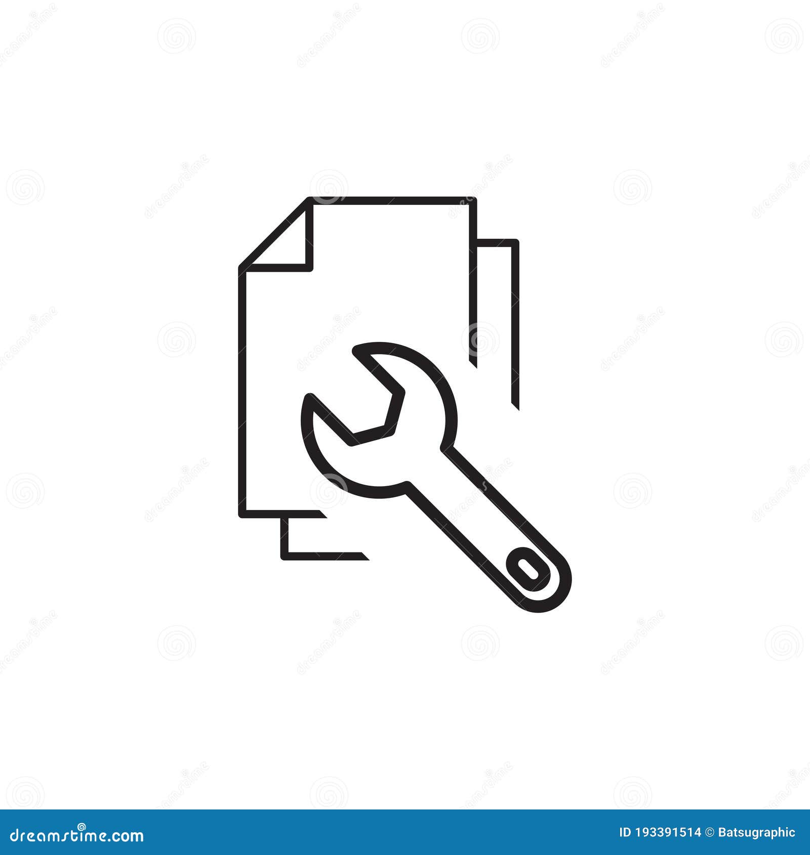 Technical Documentation Vector Icon Logo Design Stock Vector ...