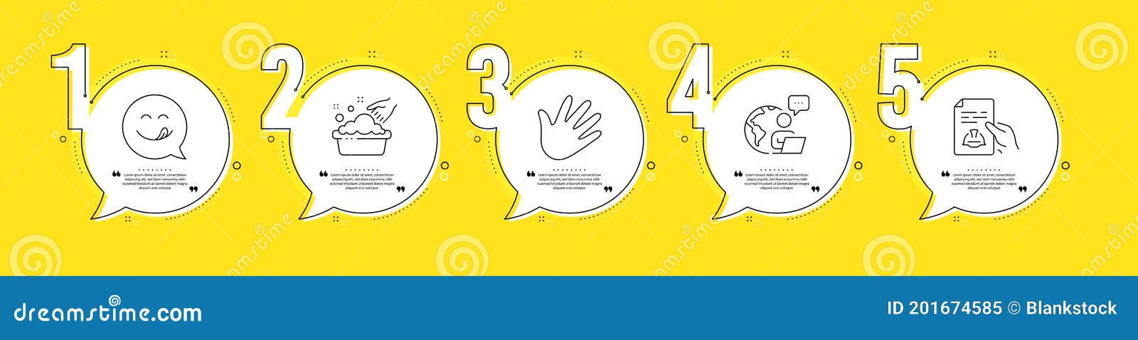 Technical Documentation, Yummy Smile and Hand Icons Set. Hand Washing ...