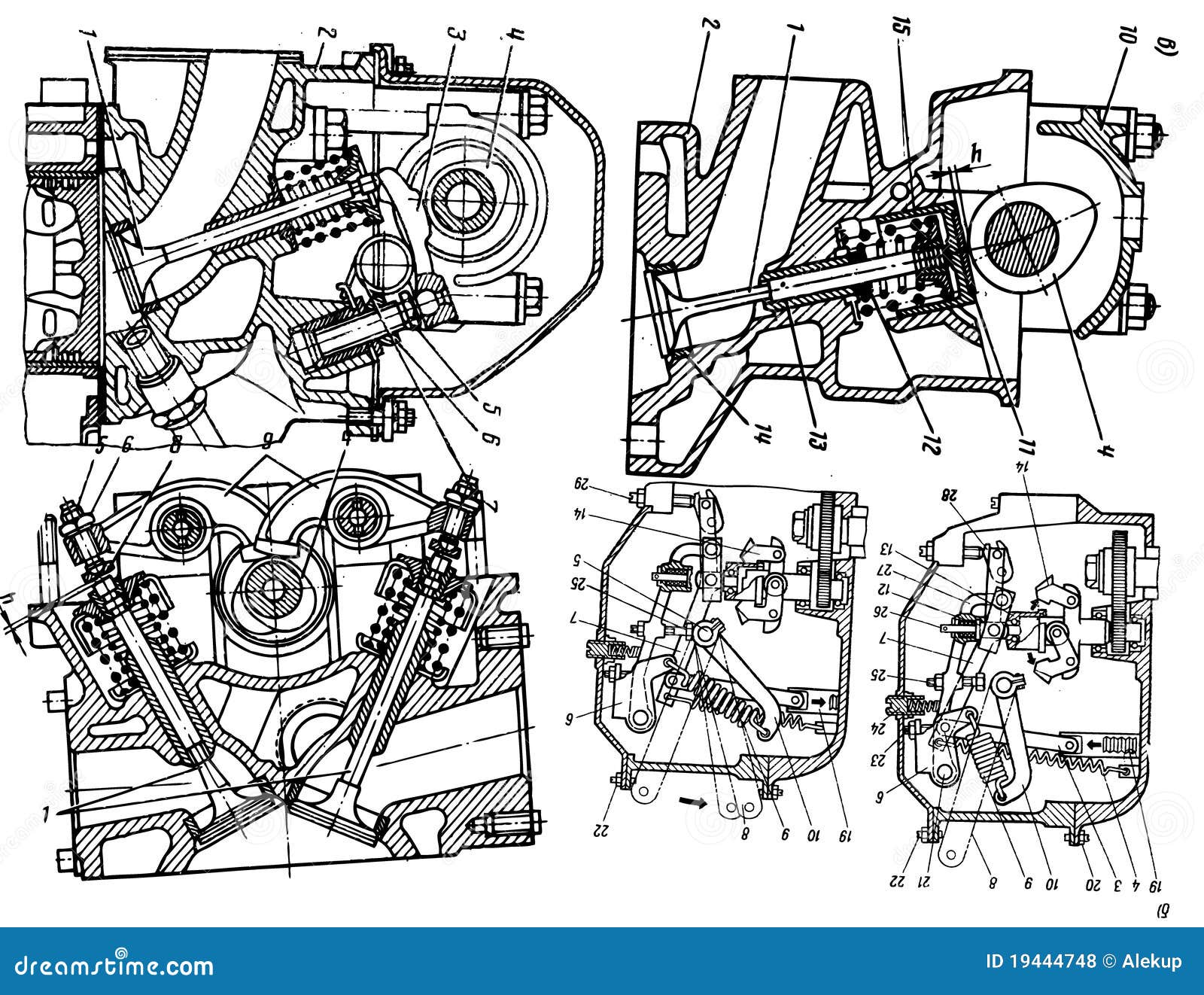 Technical Drawing. Fantastic Circle .Drawing Details . HUD Element ...