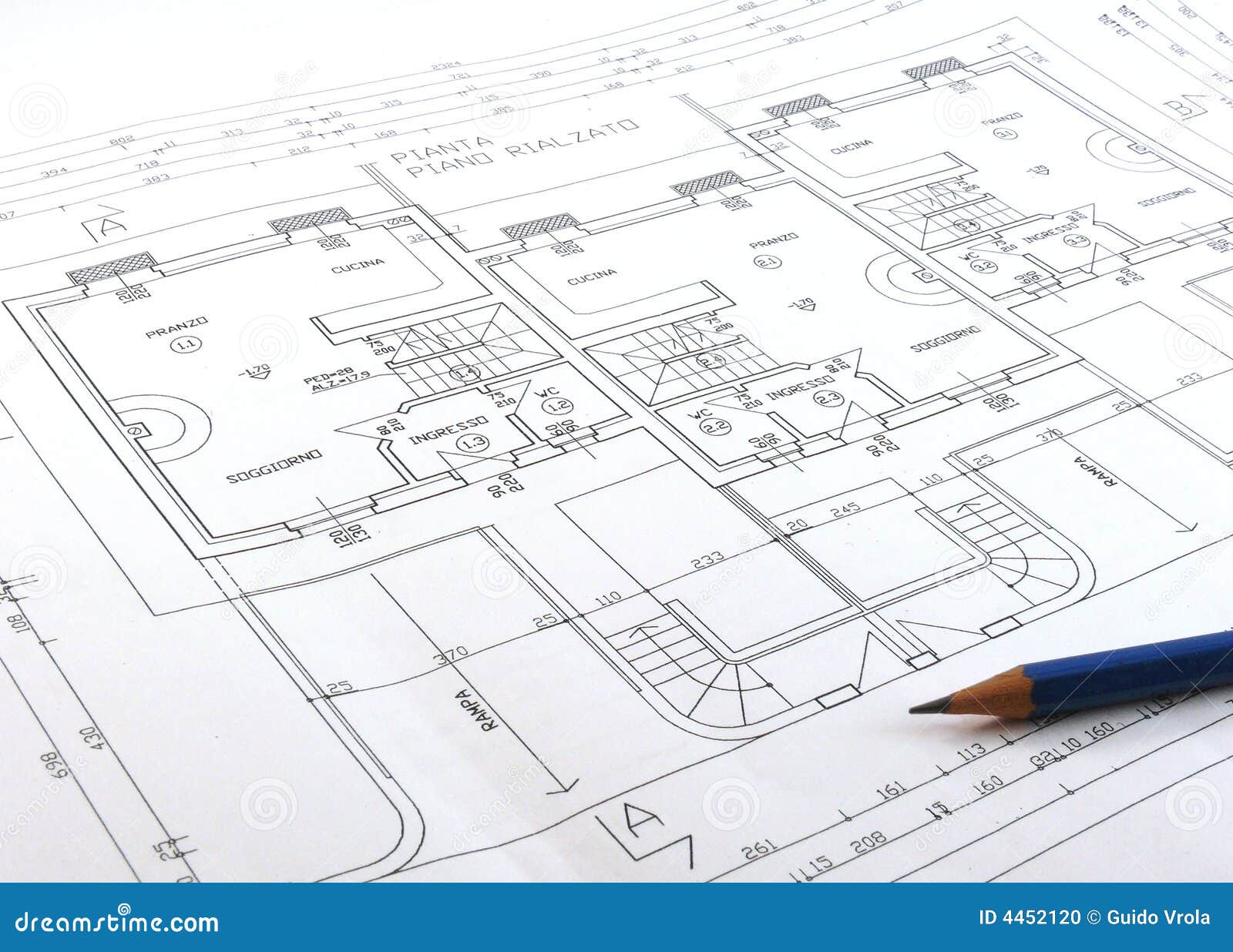 Technical drawing stock photo. Image of design, background - 4452120