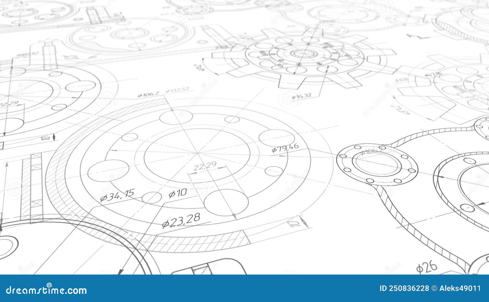 Technical Drawing Background .Mechanical Engineering Background ...