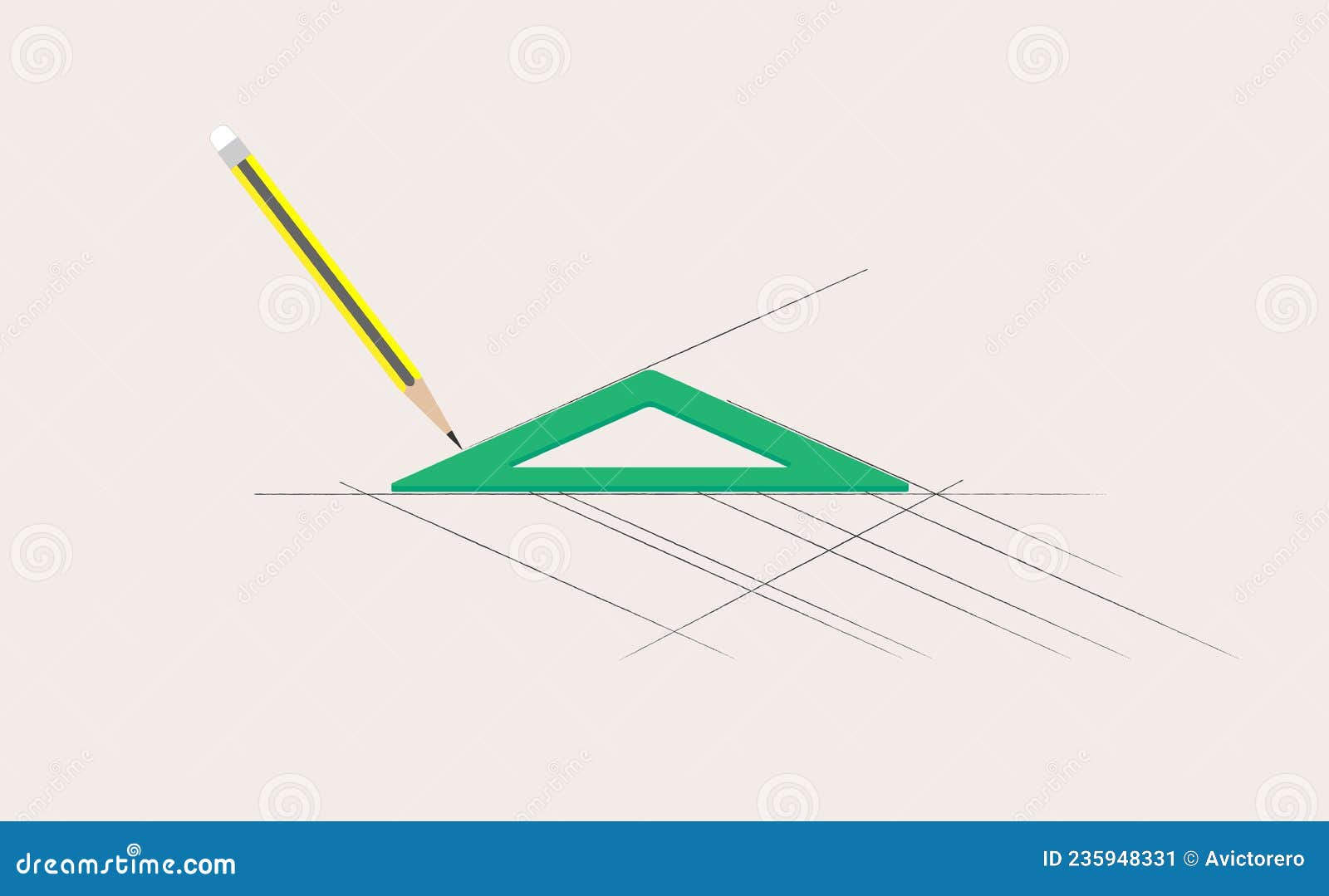 Technical drawing concept stock vector. Illustration of construction ...