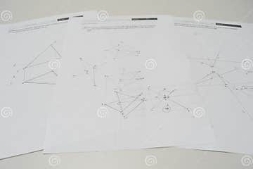Technical drawing papers stock photo. Image of instrument - 178424006