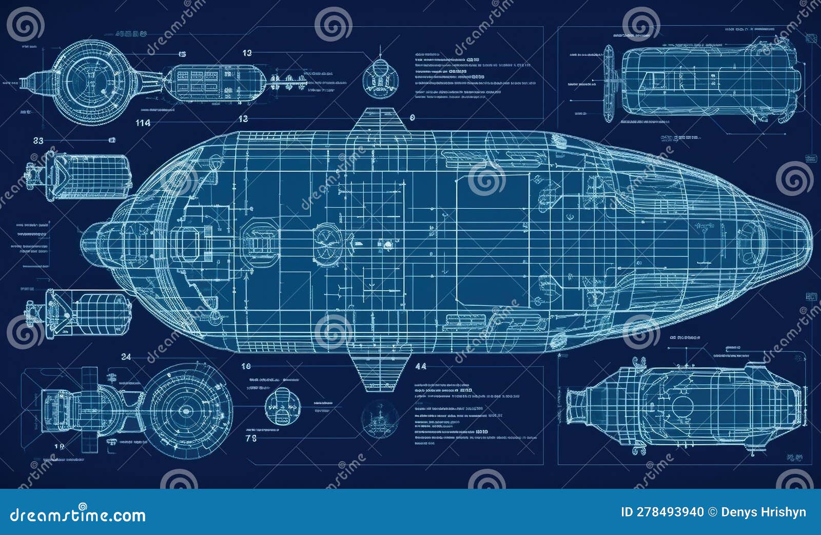 Technical Drawing of the Spaceship Reveals Its Advanced Propulsion and ...