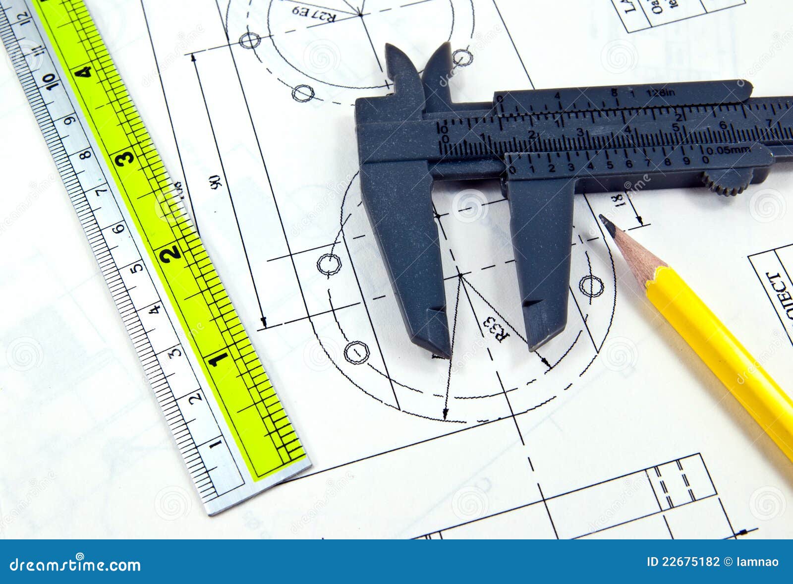 Technical Drawing And Tools Stock Photography - Image: 22675182 Technical Drawing And Tools Stock Photography - Image: 22675182
