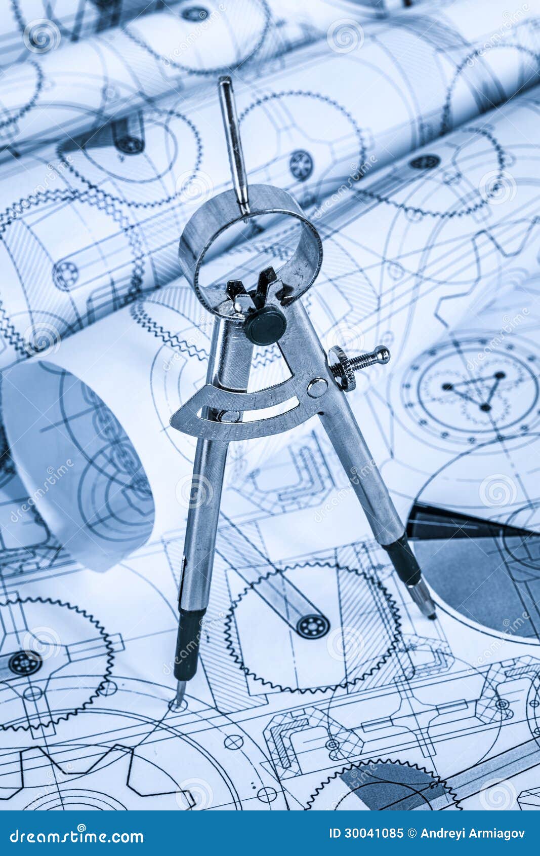 Technical drawings stock image. Image of details, design - 30041085