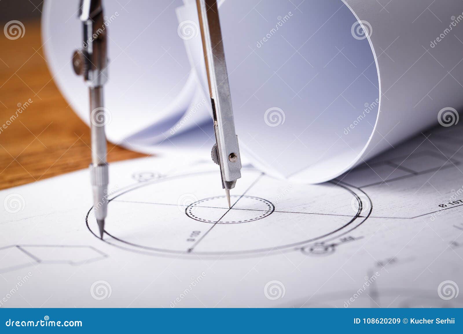 Technical Drawings. Project by Pencil on Paper. Drawing Detail and ...