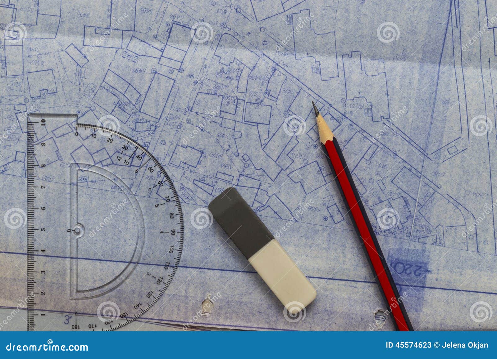 Technical drawings stock image. Image of blueprint, architectural ...