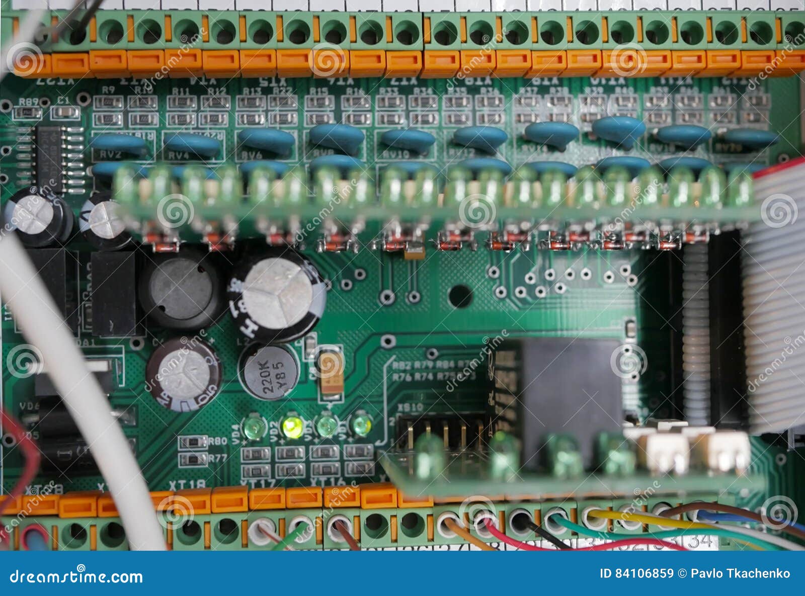 Technical Electrical Circuits Boards Stock Image - Image of equipment ...