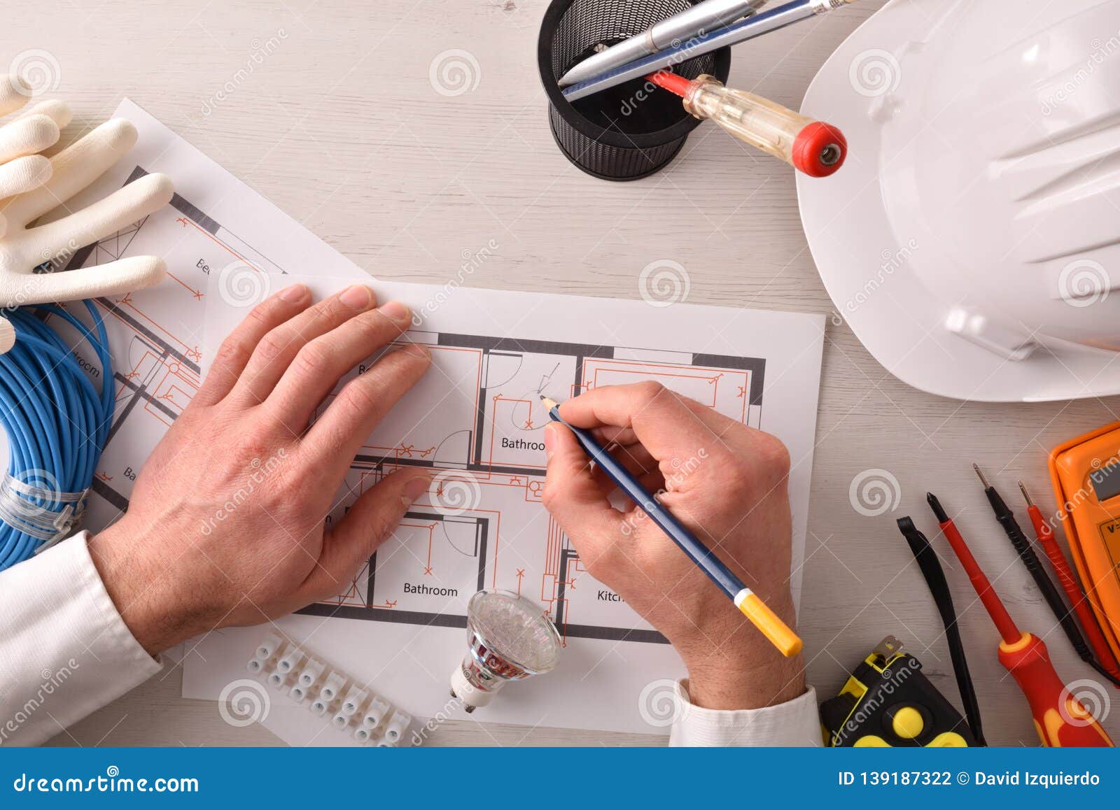 Technical Engineer Inspect White Rust On Aluminium Ladders, The ...