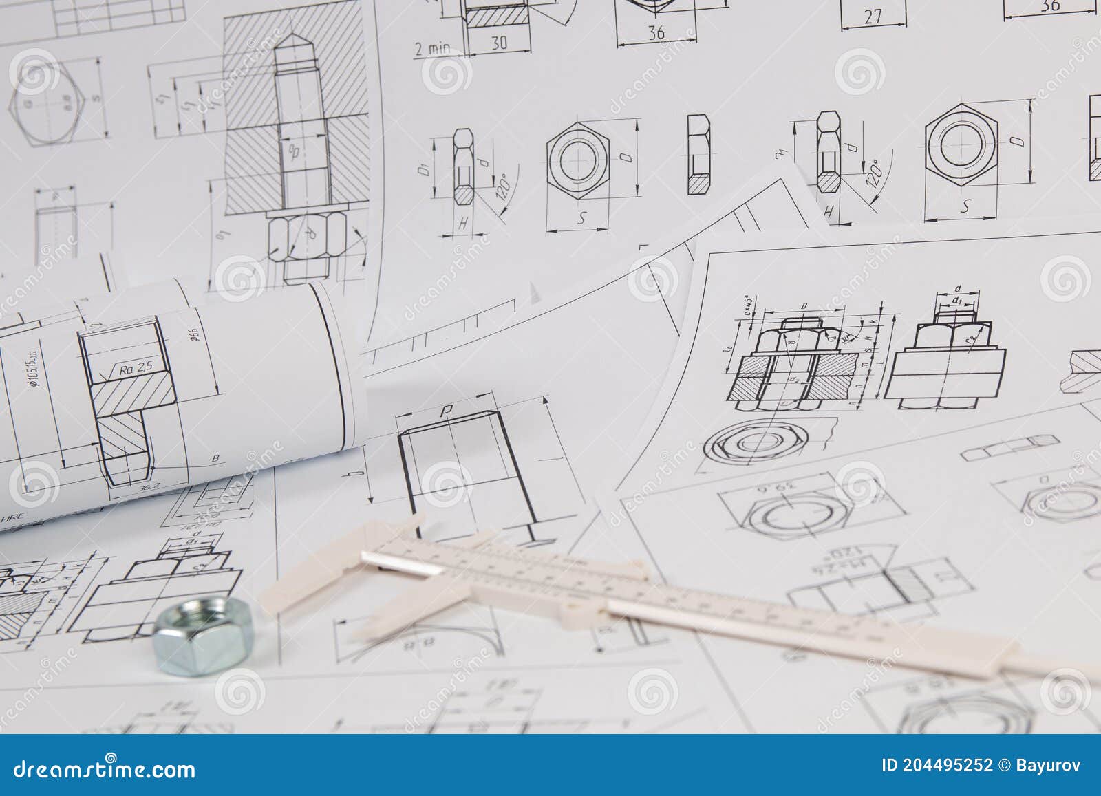 Technical Engineering Drawing, Details of Drive Industrial Chain ... Technical Engineering Drawing, Details of Drive Industrial Chain ...