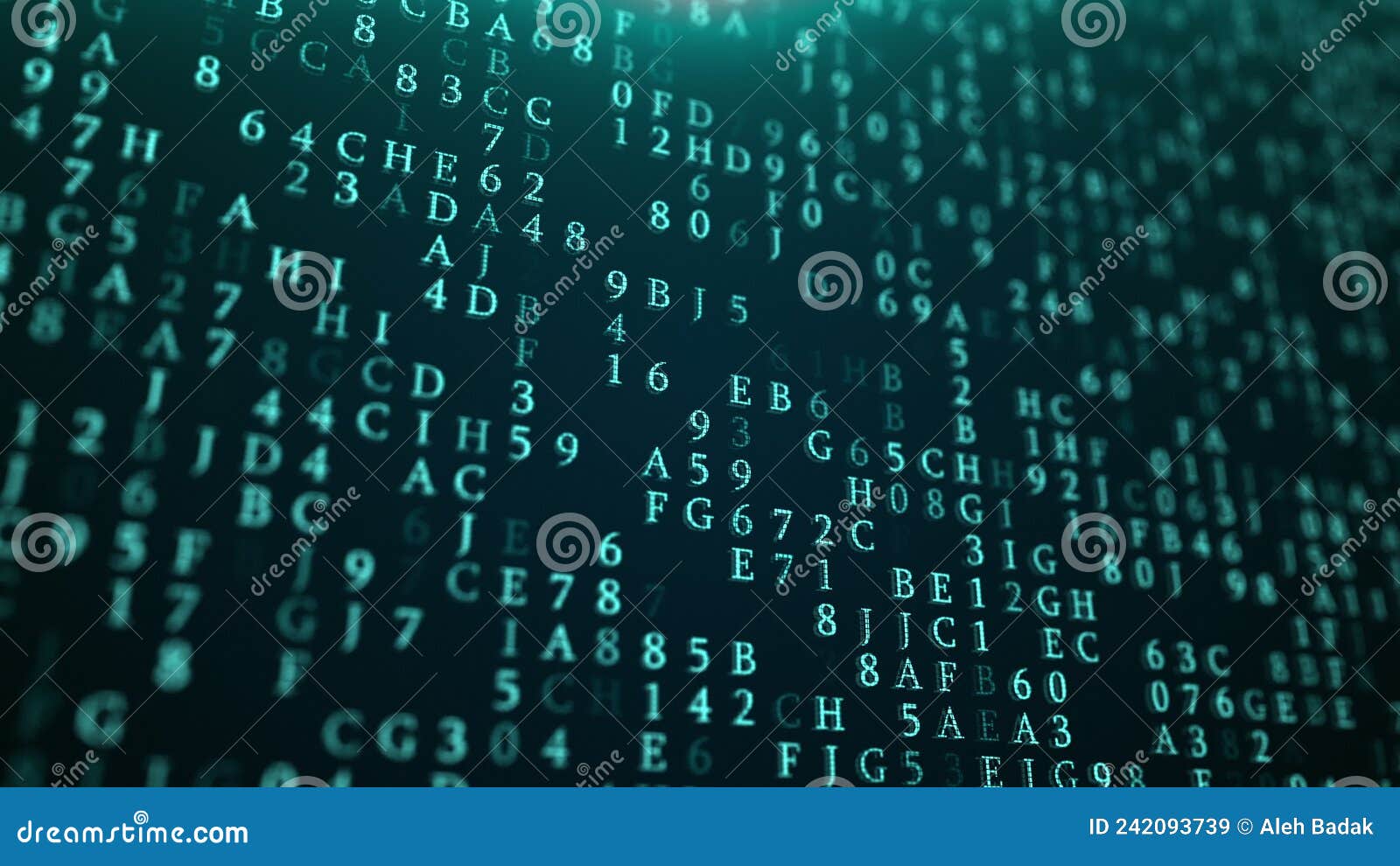 Technical Environment of Programming Binary Digits. Modern Technology Hex Code Stock Video ...