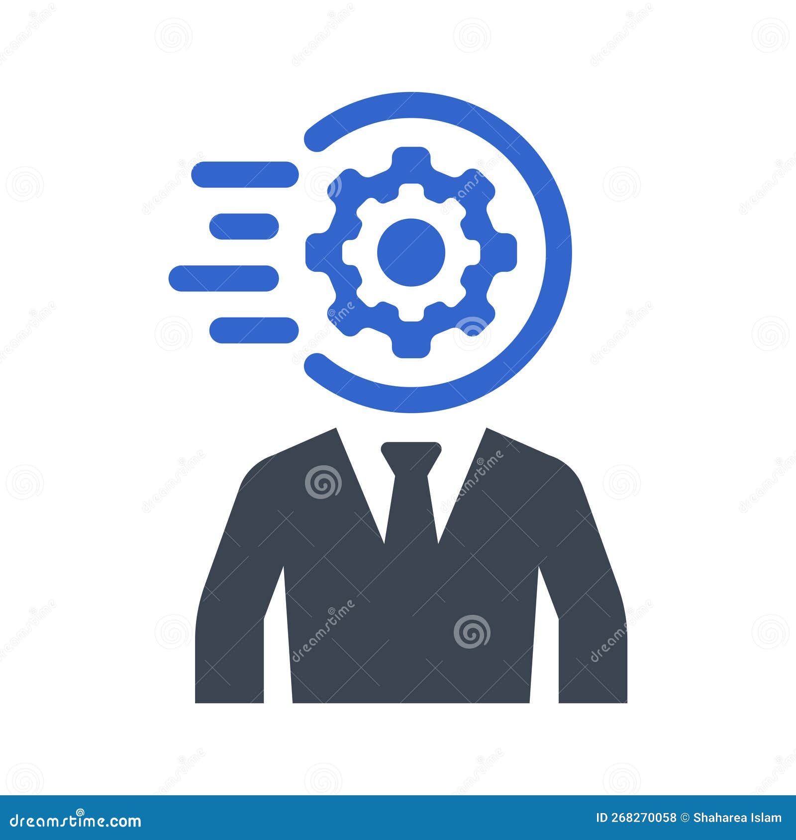 Technical expert icon stock vector. Illustration of repair - 268270058