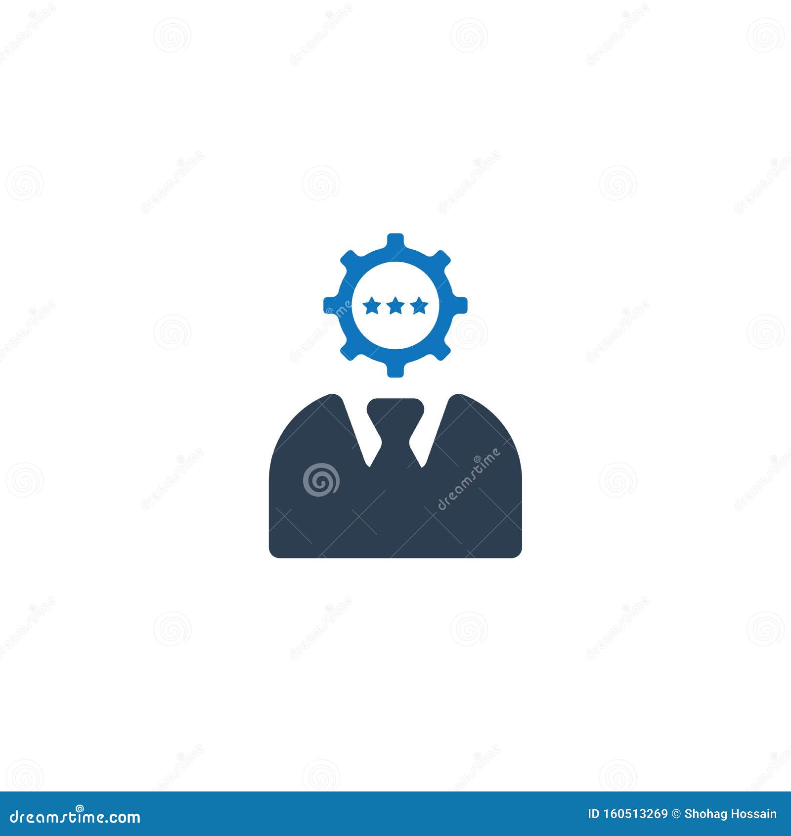 Technical Expert Icon. Customer Help Icon Stock Vector - Illustration ...