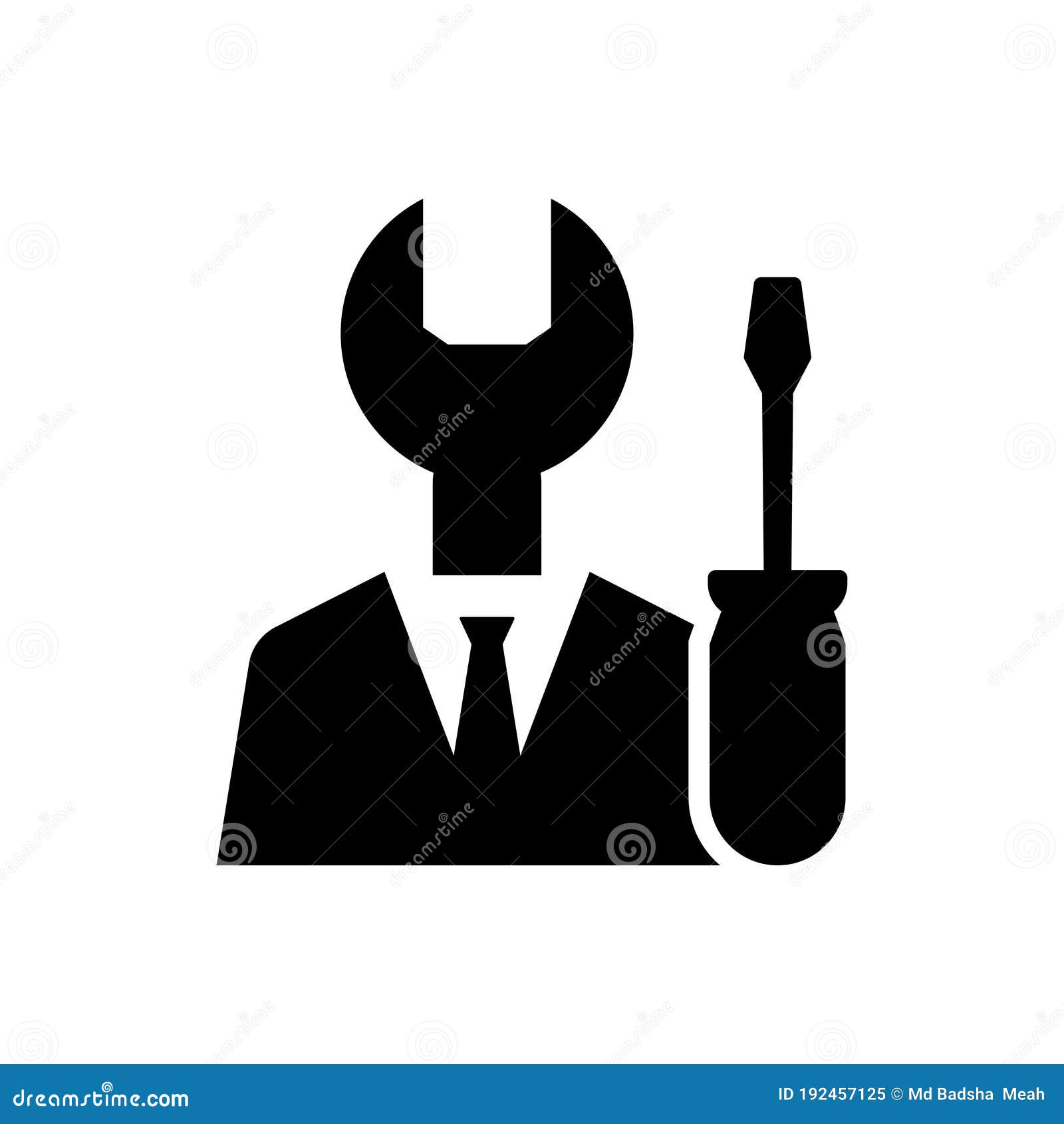 Technical Expert Icon stock vector. Illustration of illustrations ...