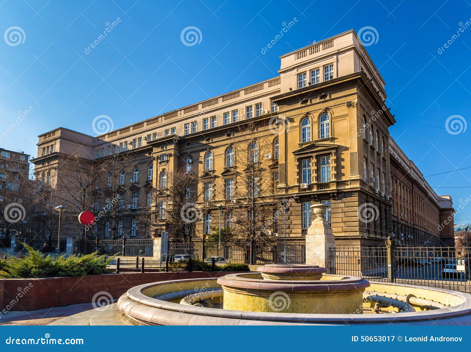 Technical Faculties Building - Belgrade University Stock Image - Image ...