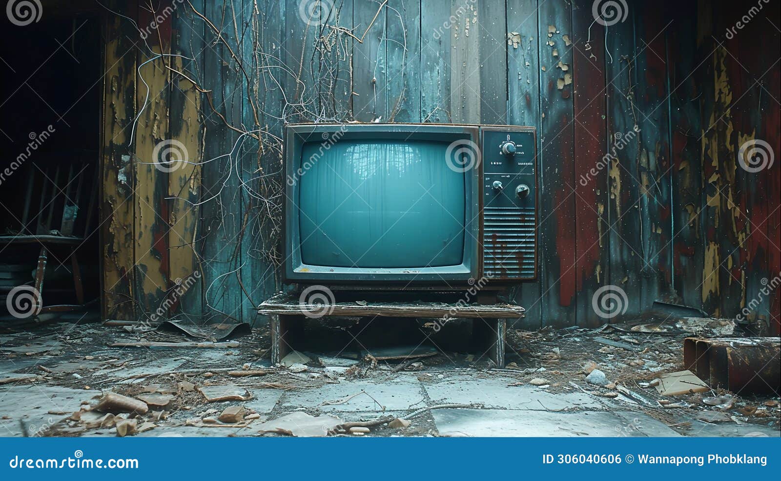 Television Screen S Technical Malfunction Digital Disruption ...