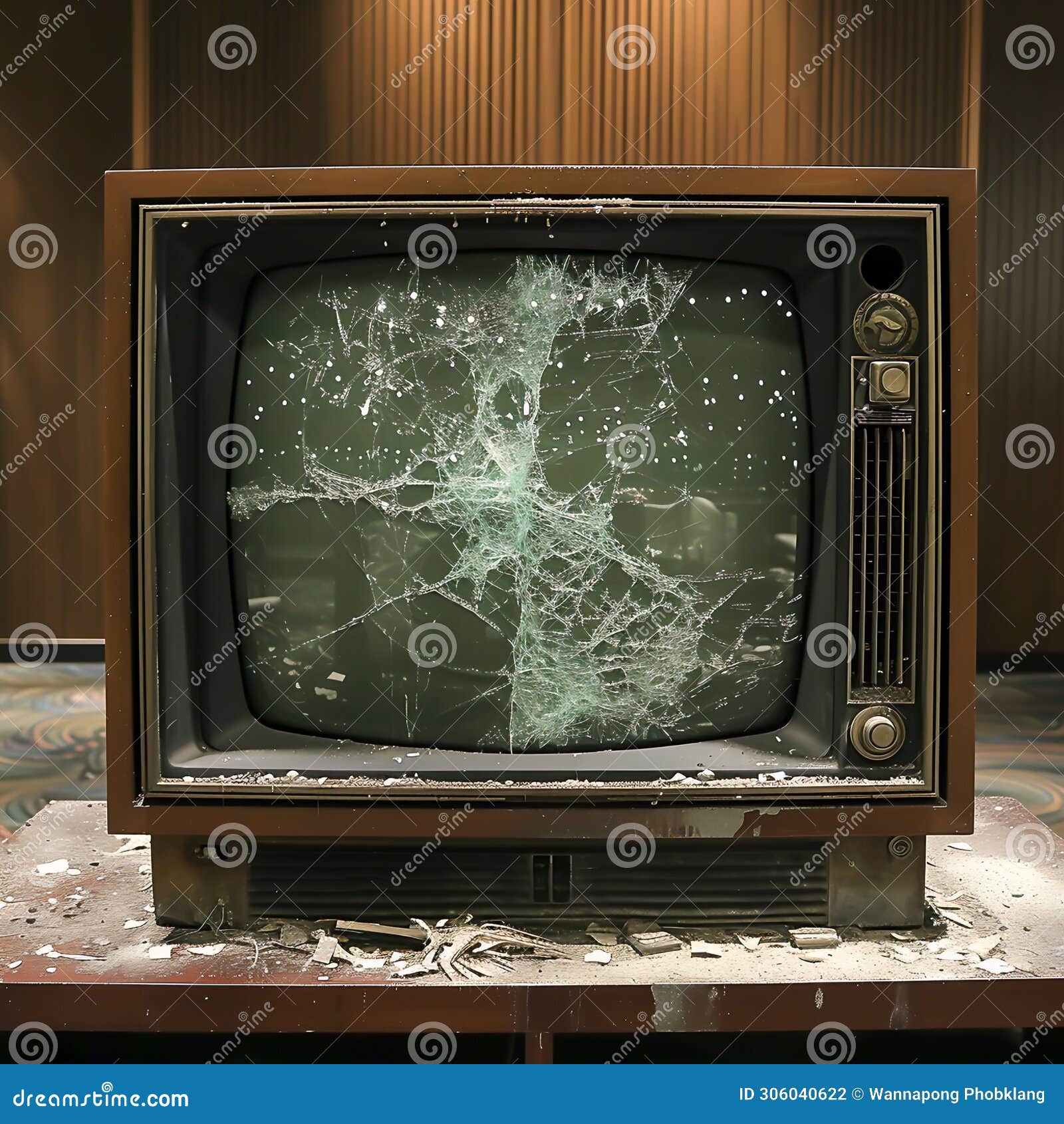 Television Screen S Technical Malfunction Digital Disruption ...