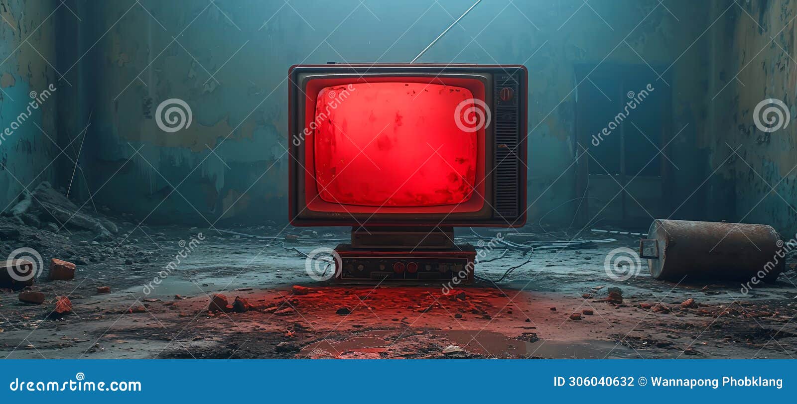Television Screen S Technical Malfunction Digital Disruption ...