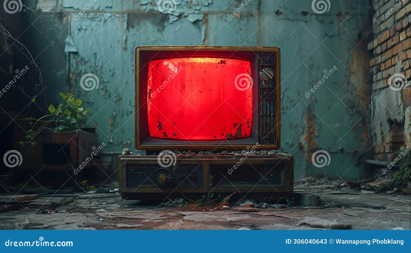 Television Screen S Technical Malfunction Digital Disruption ...