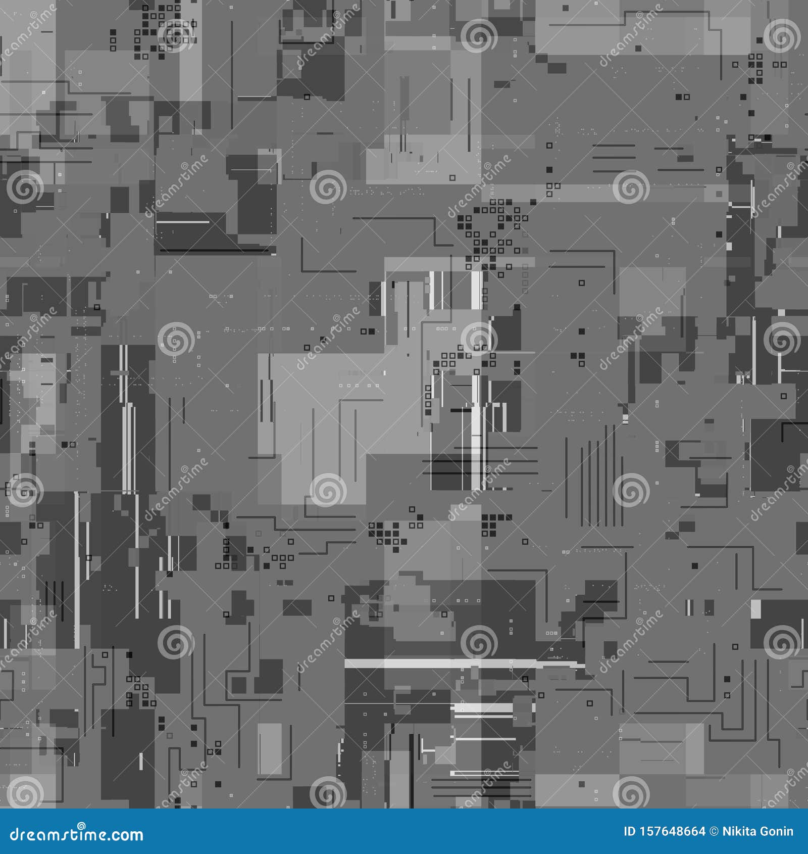 Technical Grid Seamless Displacement Map for 3d Rendering Stock ...