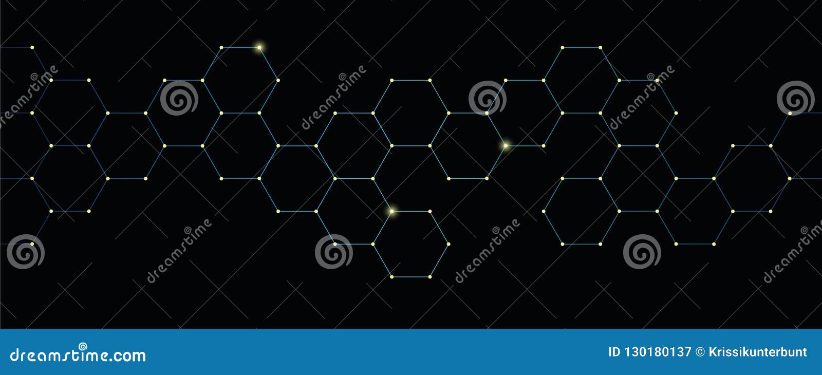 Technical Honeycomb Background Digital Electronics Stock Vector ...